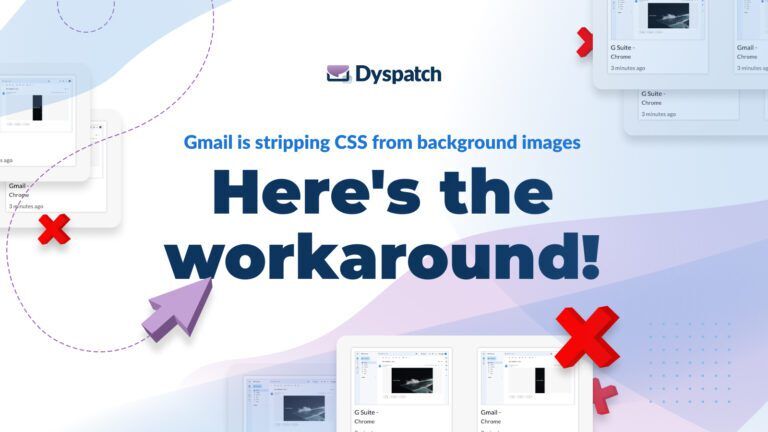 Gmail is stripping CSS from background images | Dyspatch
