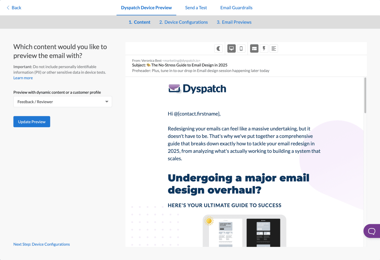 Expanded Integrations & Email Previews | Dyspatch
