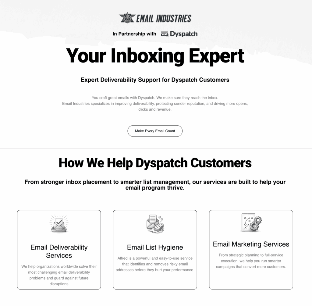 Email Industries | Dyspatch